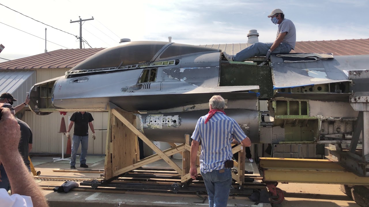 YF-16 Fuselage Split Seperation - 3 Oct 2020 - YouTube