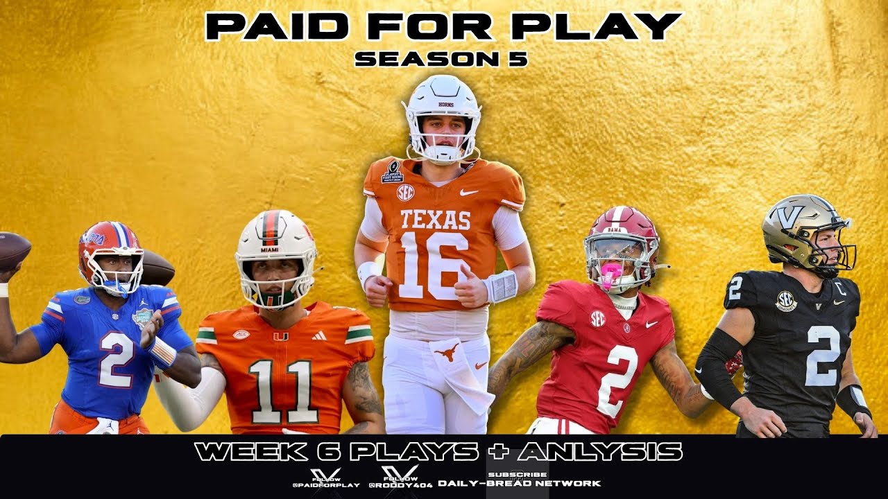 Paid For Play: Week 6 - YouTube