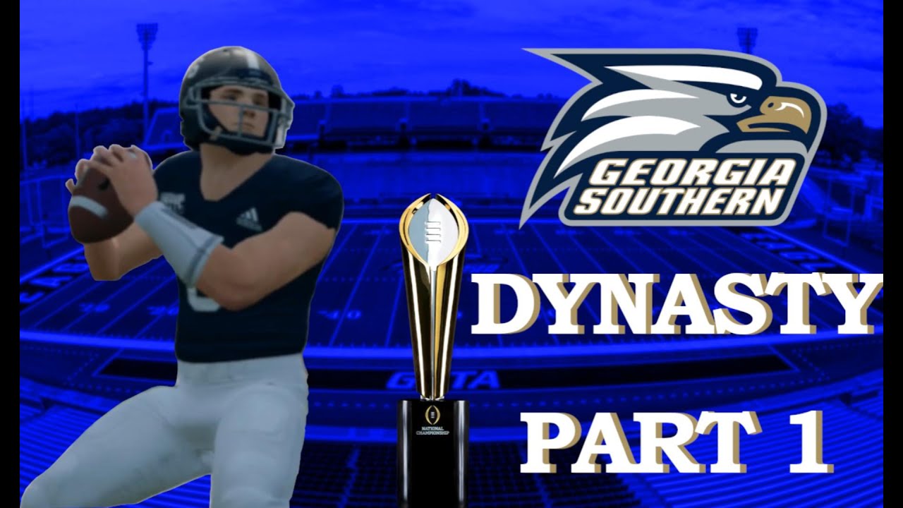 NCAA Revamped: Georgia Southern Dynasty Part 1 (Georgia State @ Georgia ...