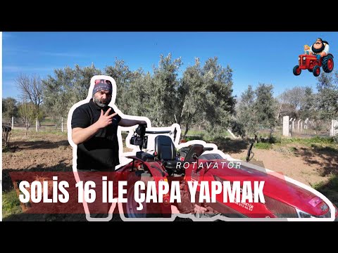 Solis 16 ve Yurdusar Rotavatör İle Bahçe Çapalama