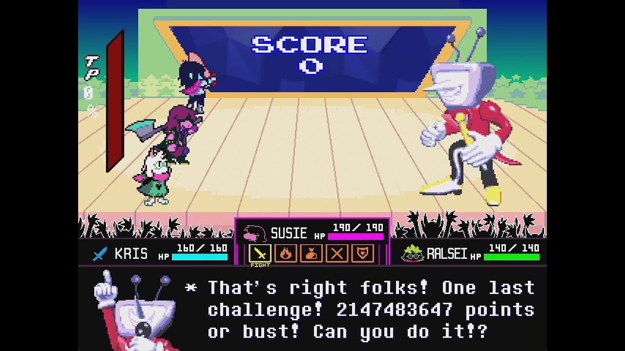 Tenna Fight but TV TIME is never end[DELTARUNE MOD Showcase] - YouTube