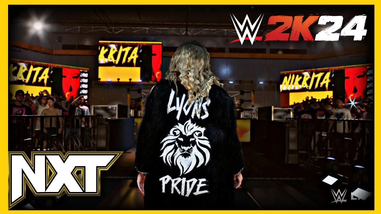 WWE 2K24 Eve Torres vs Nikkita Lyons - NXT Women's Championship Match - NXT - YouTube