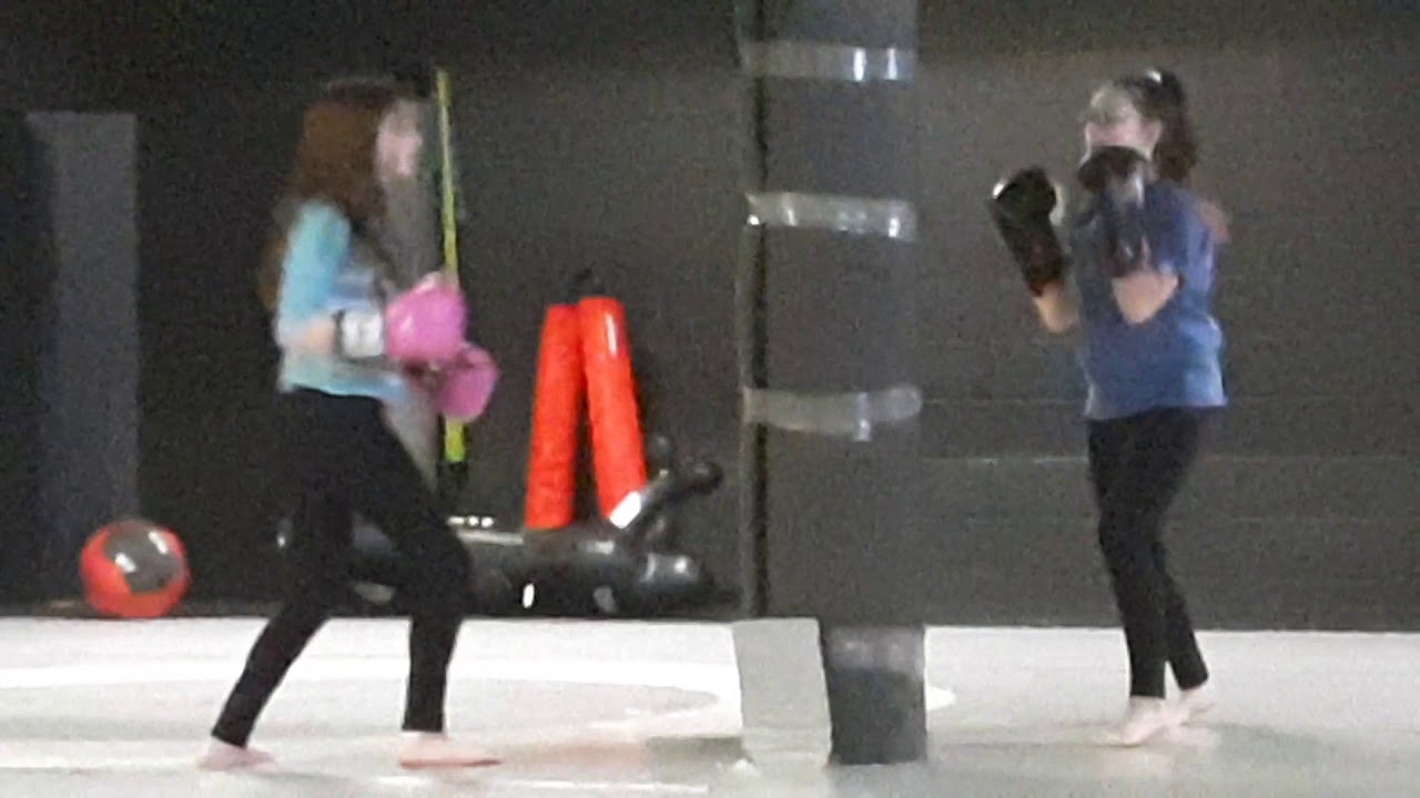 Maddie and Morgan Boxing combination training @Exile MMA 2-22-2020 ...