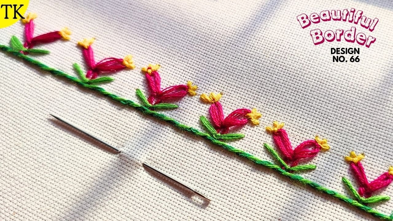 Most Beautiful Embroidery design/latest hand embroidery design/kadhai ...