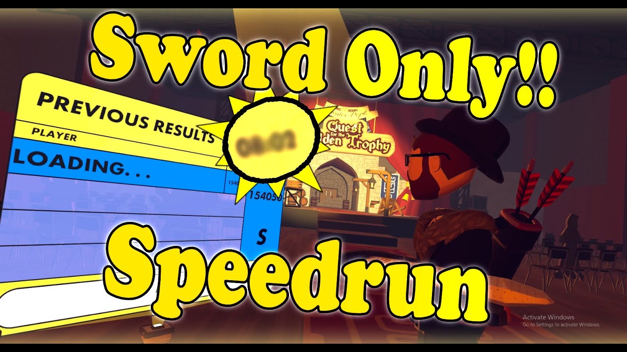 Rec Room GT Speedrun, Sword only, 8:02. Something new I wanted to try ...