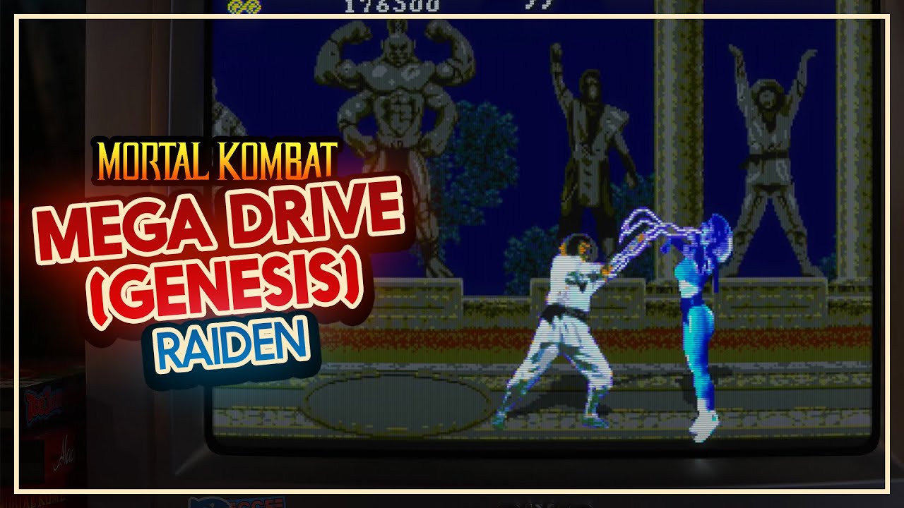 Mortal Kombat 1 - Mega Drive / Genesis, RAIDEN Playthrough With BLOOD ...