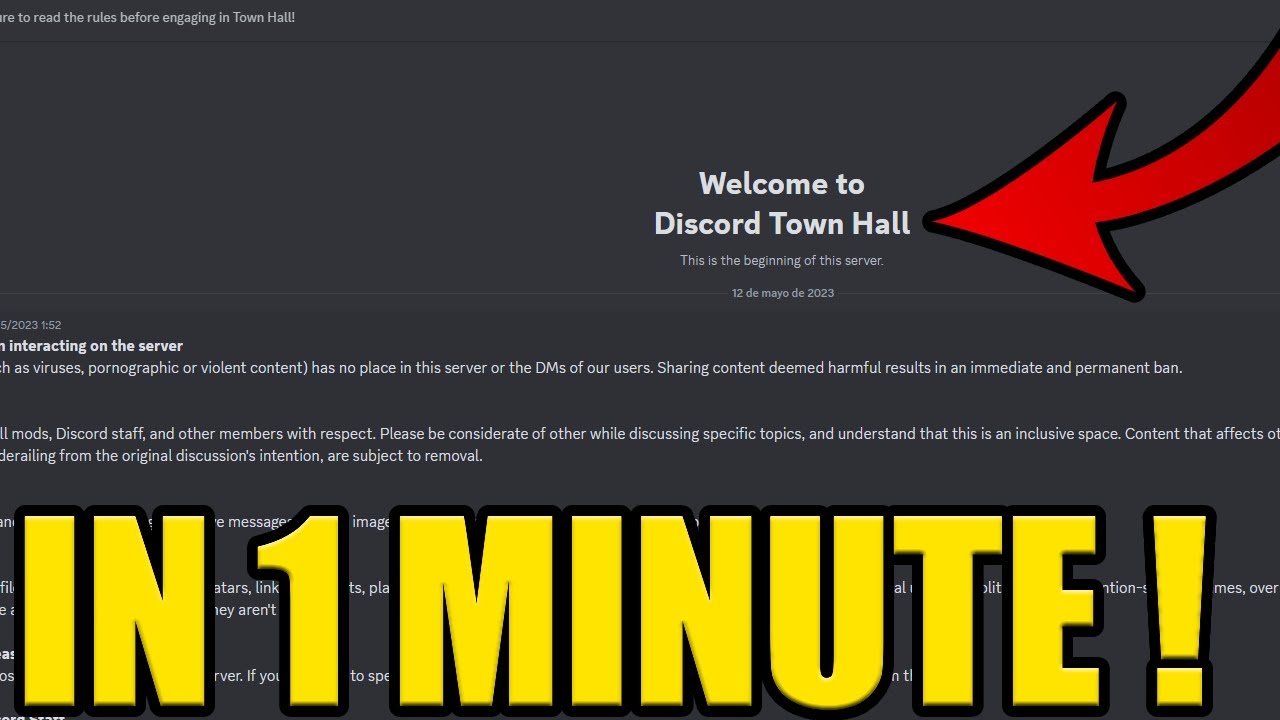 HOW to JOIN DISCORD TOWN HALL DISCORD SERVER PC & MOBILE - YouTube