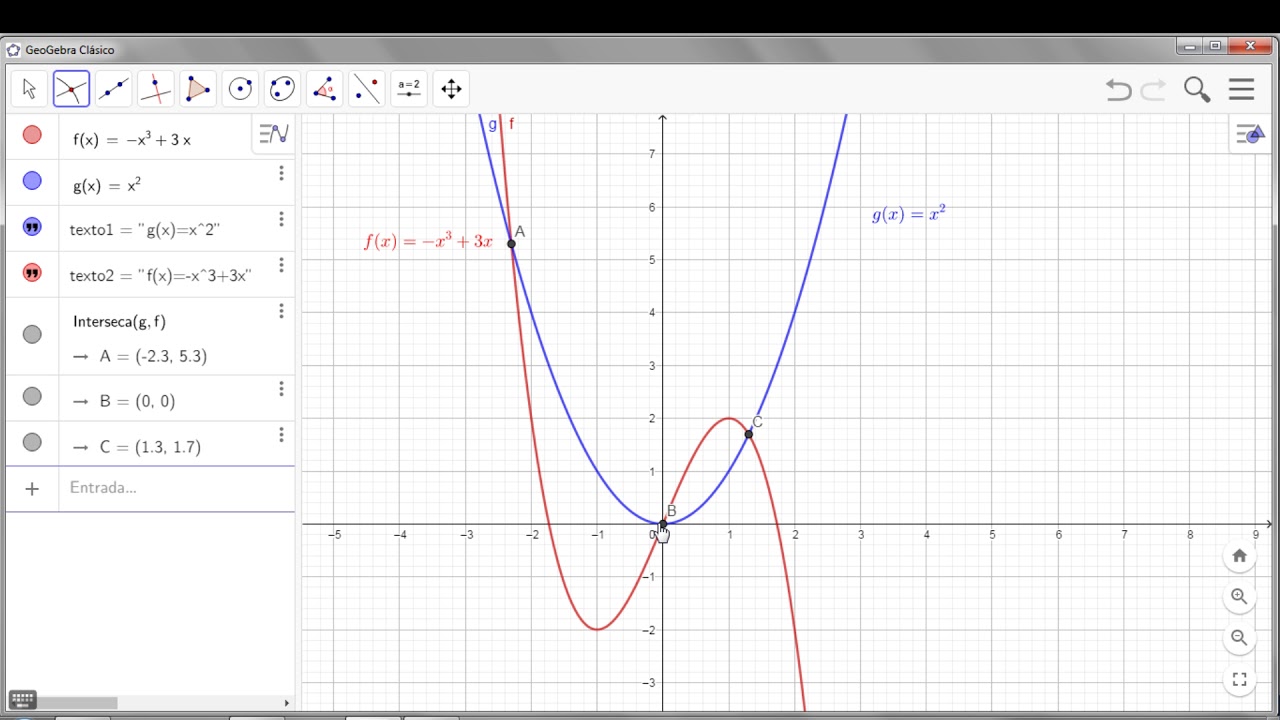 AREA ENTRE FUNCIONES 2 (GEOGEBRA) - YouTube