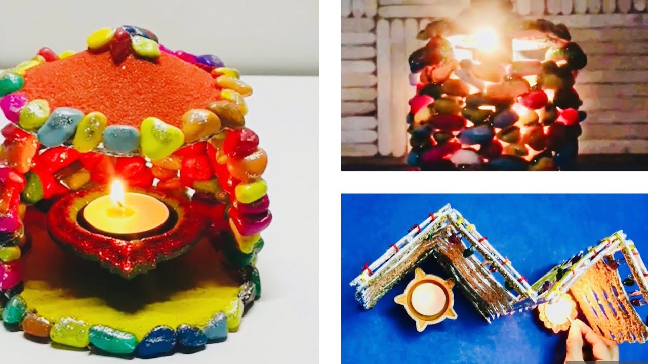 2 Diy diya/candle protector from wind - YouTube