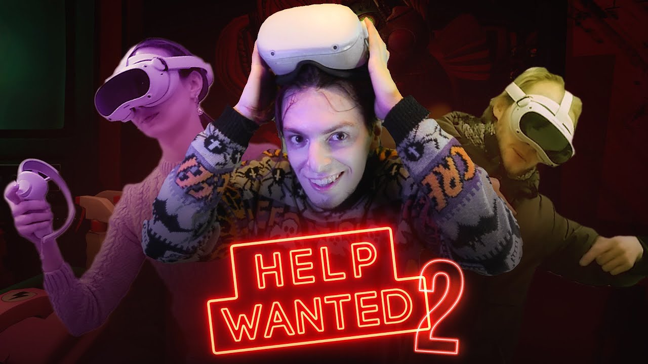 Я ЗАСТАВИЛ СВОИХ ДРУГЕЙ ИГРАТЬ ВО ФНАФ ВР FNAF HELP WANTED VR 2 - YouTube
