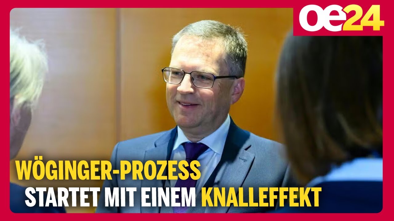Wöginger-Prozess startet mit einem Knalleffekt - YouTube
