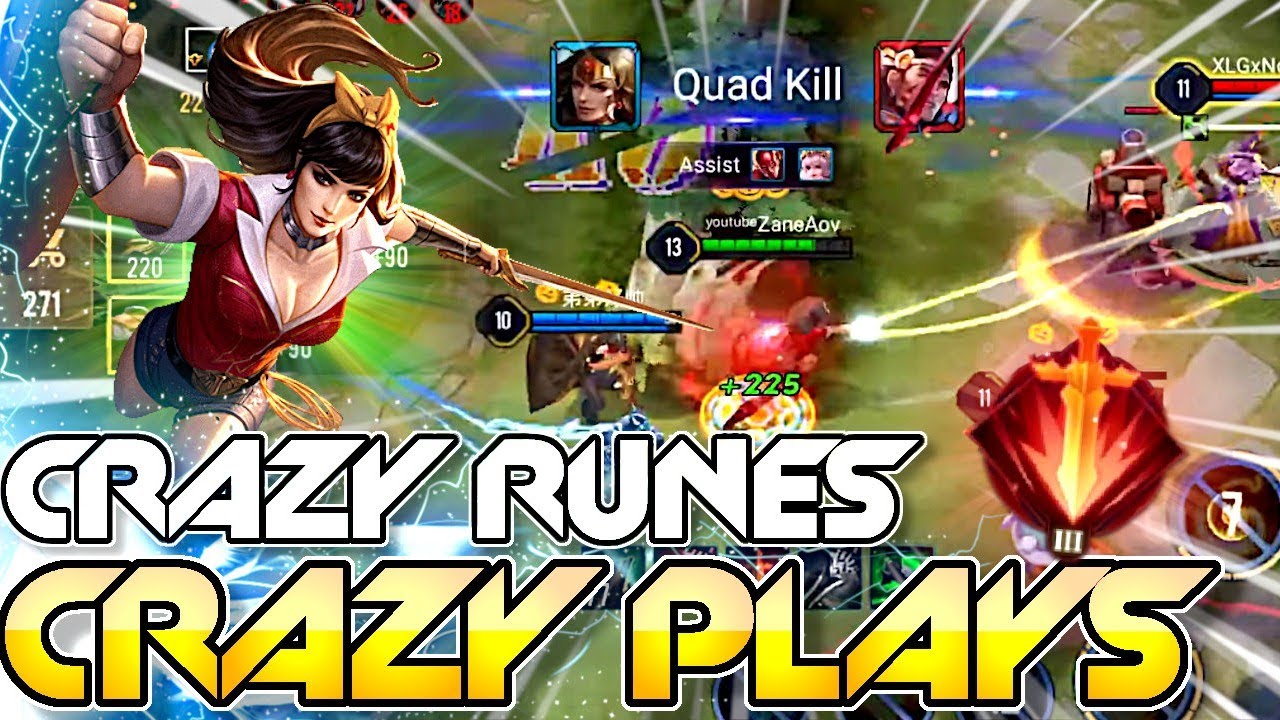 WONDERWOMAN *BEST RUNES* (AND BUILD) | Conqueror | Arena Of Valor / ROV ...