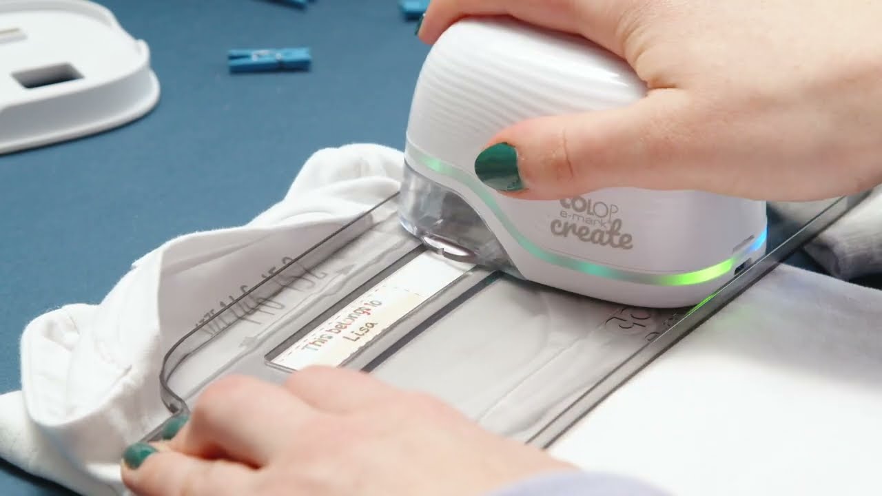 Colop E Mark Create Printing On Textiles From GM Crafts - YouTube