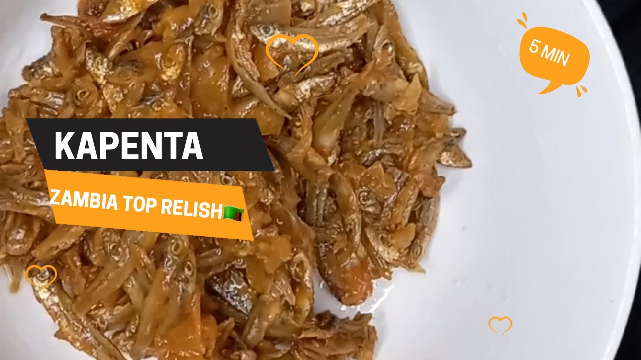 Zambia Kapenta - Most Eaten Relish | Simple and Quick to Make - YouTube