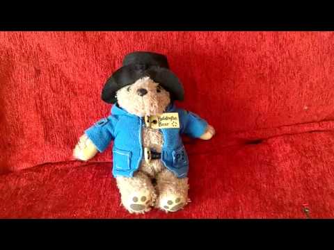 Plush Paddington Bear teddy bear review - YouTube