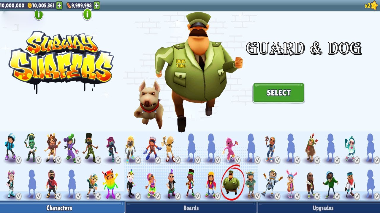 Subway Surfers Shenzhen - Guard and Dog Unlocked Update Mod - All ...