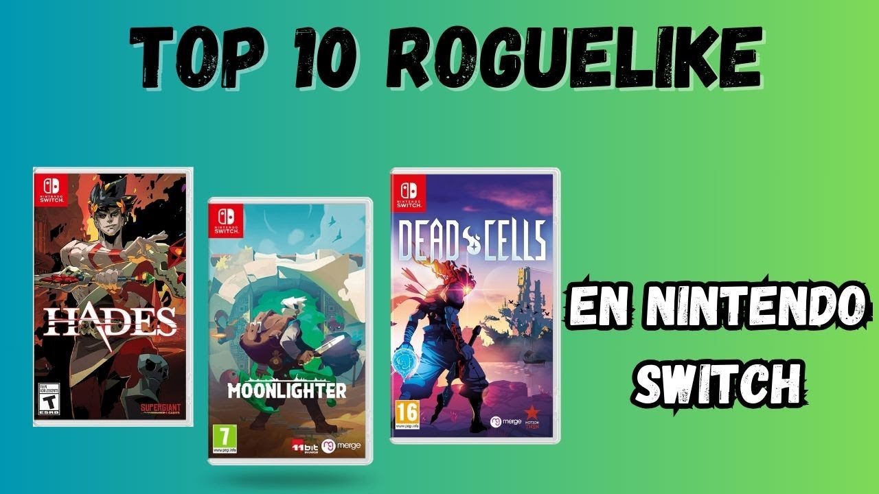 JUEGOS ROGUELIKE PARA NINTENDO SWITCH | GENERO ROGUELIKE - YouTube