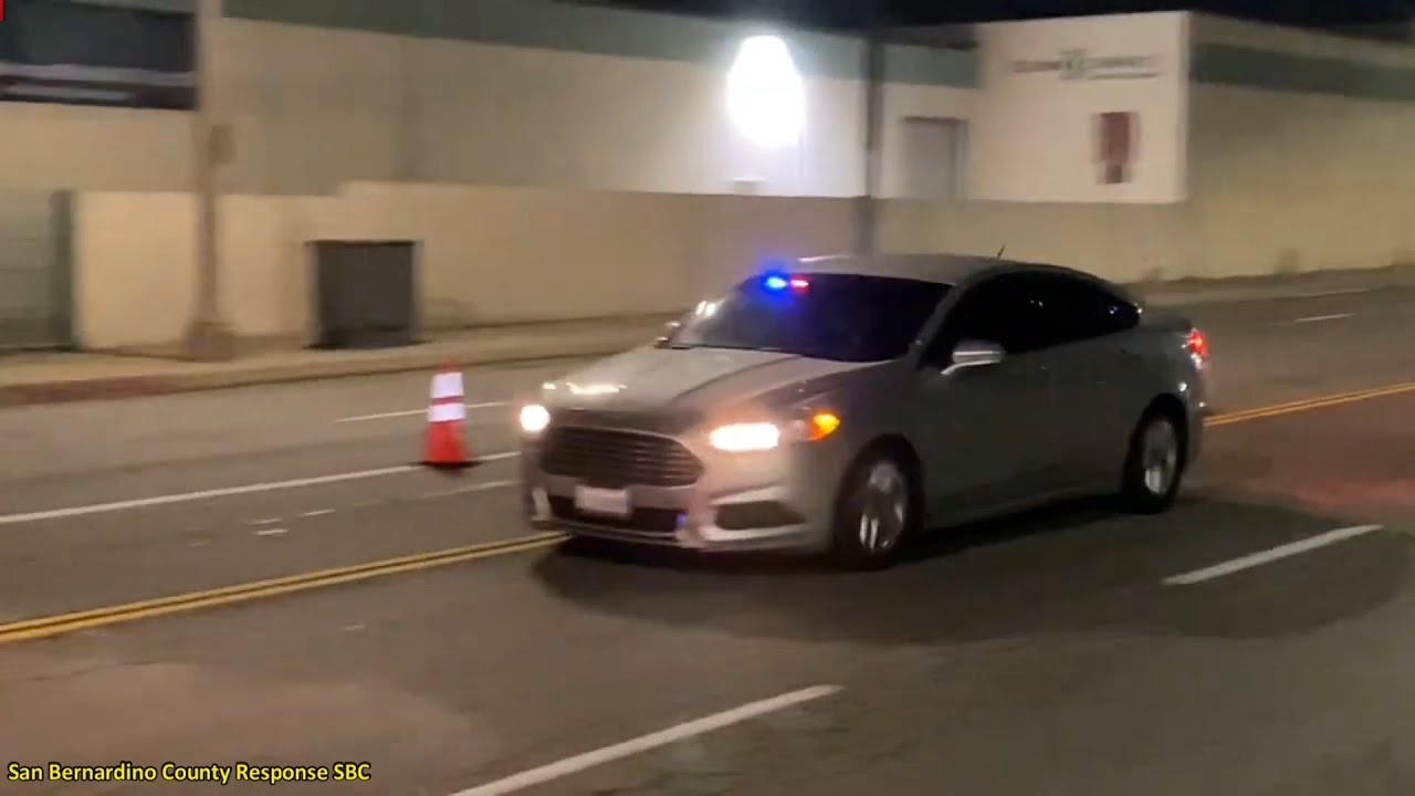 San Bernardino Police Units & Unmarked Responding - YouTube