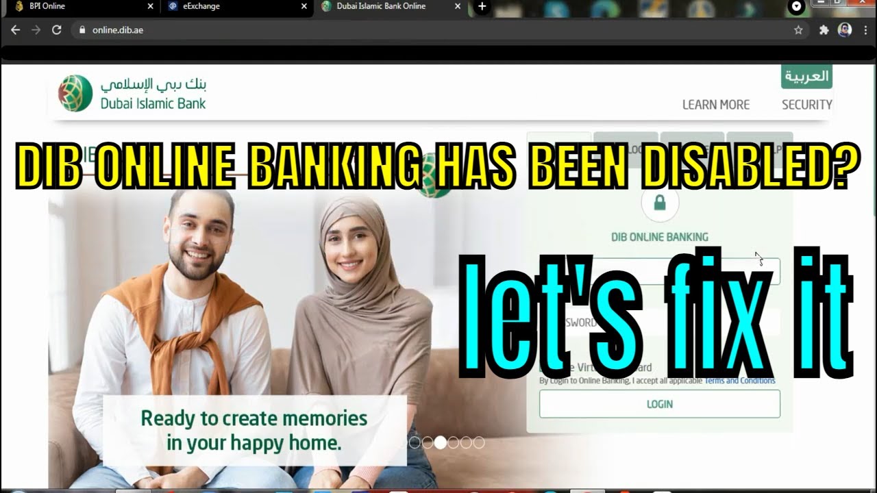 HOW TO FIX DIB ONLINE BANKING DISABLED? 100% EASY STEP - YouTube