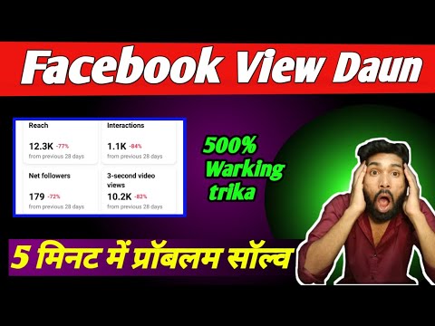 Facebook Reach down problem solve 2023 |facebook video views ...