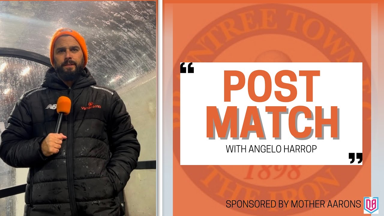 Post match | Angelo Harrop at Boston United - YouTube