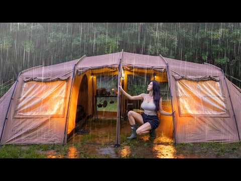 ☔️YAĞMURLU HAVADA KAMP: TEMEL BARINAĞIN İNŞASI