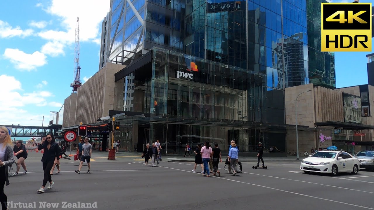 【4K HDR】Walking Tour Auckland City New Zealand! - YouTube