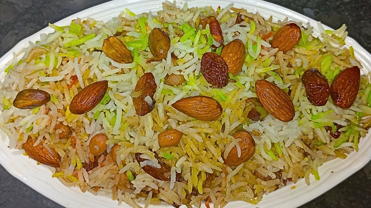 MEWA PULAO RECIPE || Dry Fruits Pulao || कश्मीर स्पेशल WAZWAAN पुलाव ...