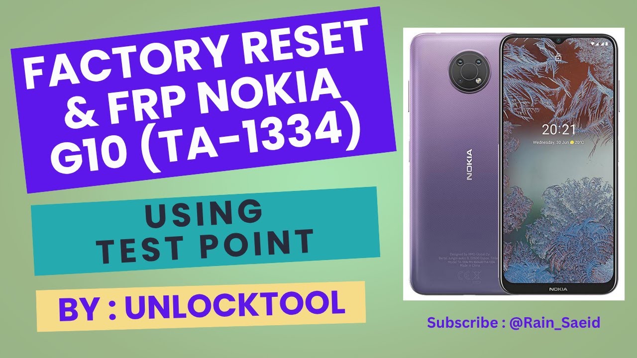 Factory Reset and Unlock FRP on Nokia G10 (TA-1334) in Minutes with ...