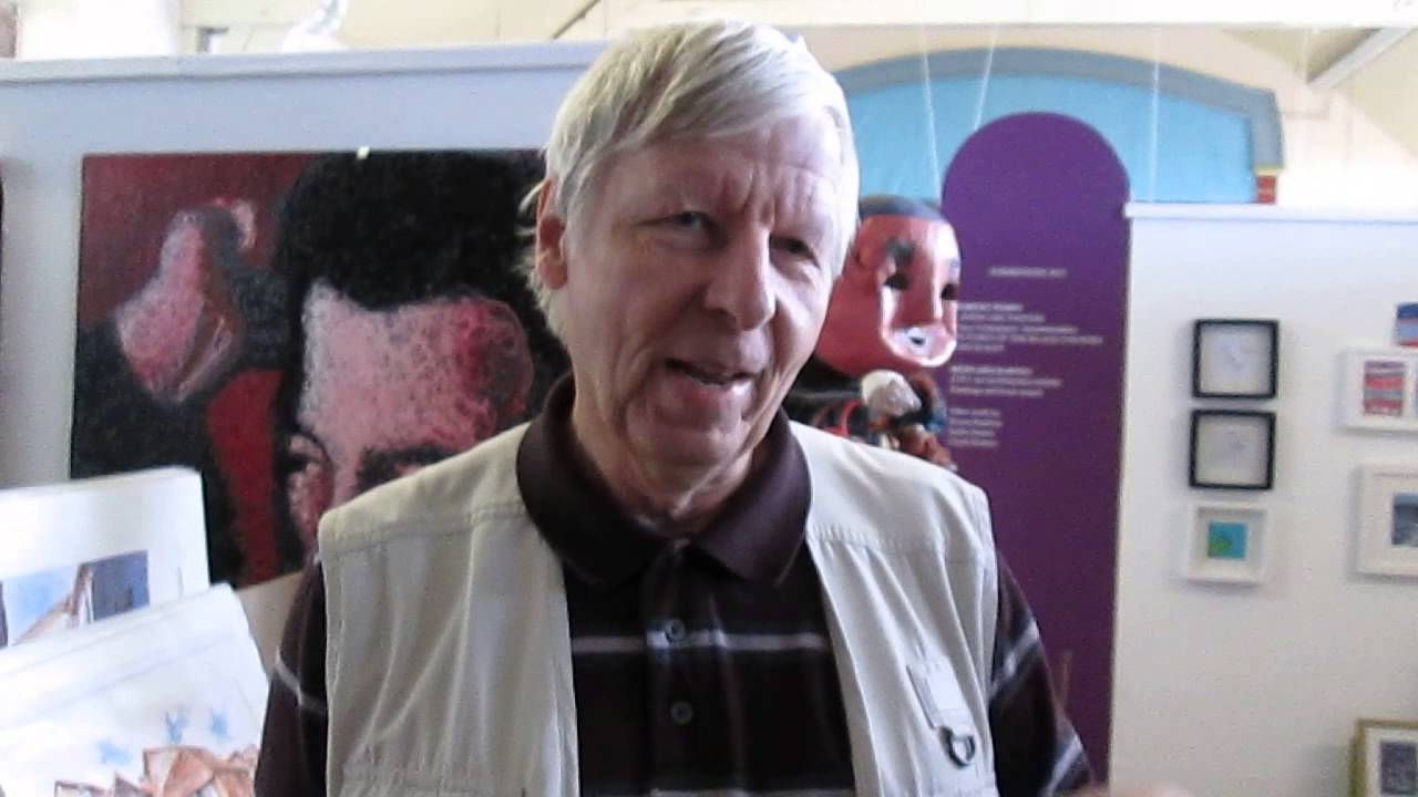 David Furlong an author and therapist from Malvern visited the gallery ...