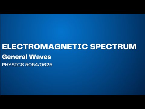 Electromagnetic Spectrum | Waves | Physics | 5054/0625 {IGCSE/O-Level ...