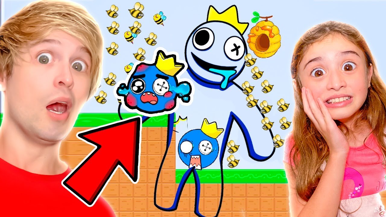 AS ABELHAS ESTÃO ATACANDO o BLUE! QUEM CONSEGUE SALVAR os RAINBOW ...