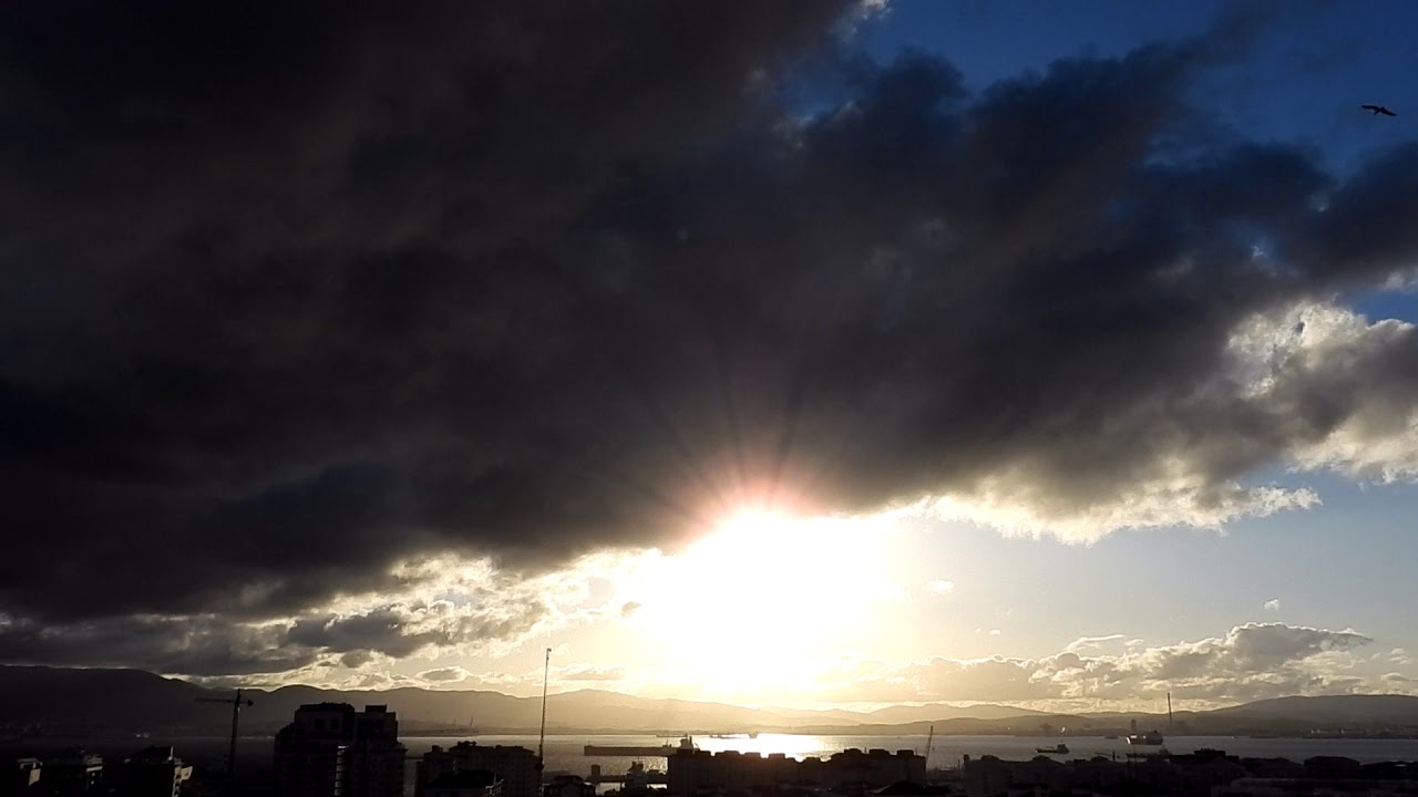 Sun breaking through Massive Storm cloud 2nd Vid 12th May 2020 ...