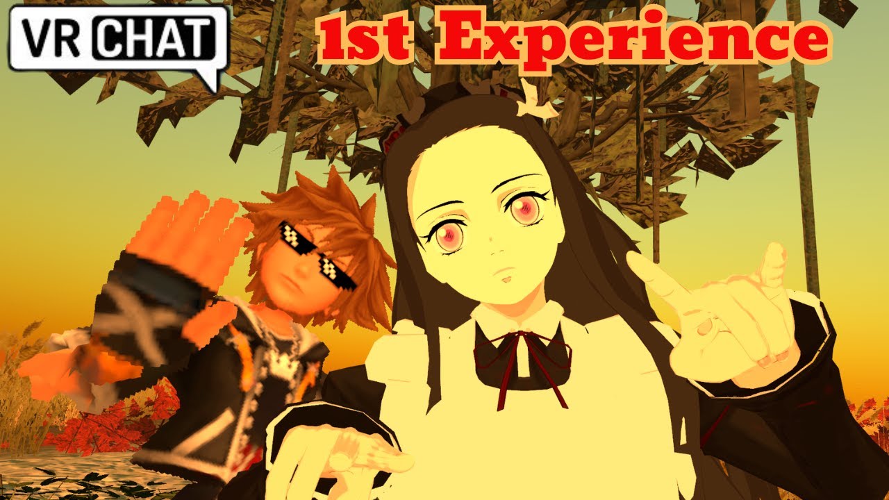 MY FIRST VR EXPERIENCE! VRChat Training Session - YouTube