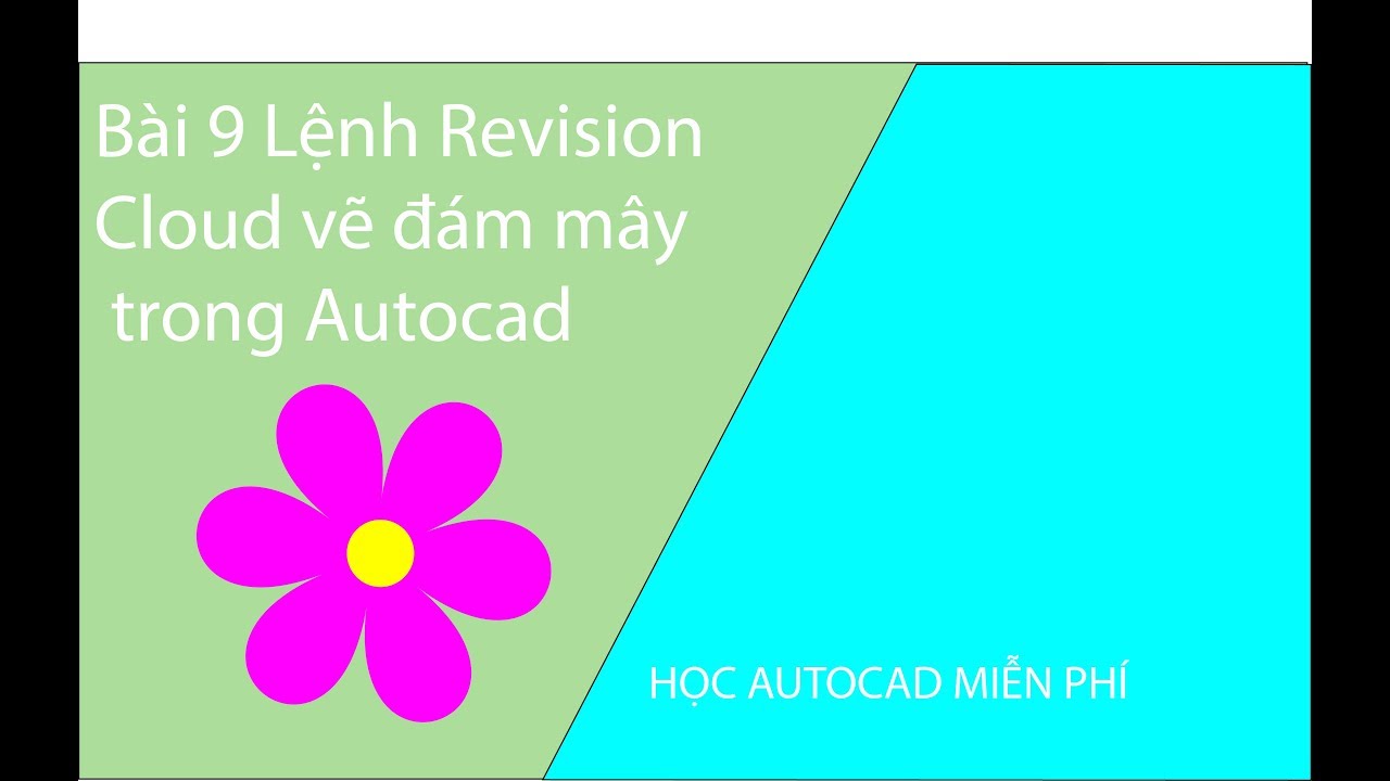 Bài 9 Lệnh Revision Cloud vẽ đám mây trong Autocad - YouTube