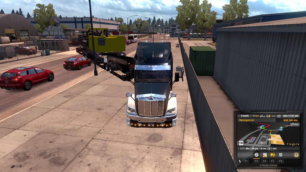 ATS| big_lowboy_crane extremadamente largo ¦ dimensiones extremas ...