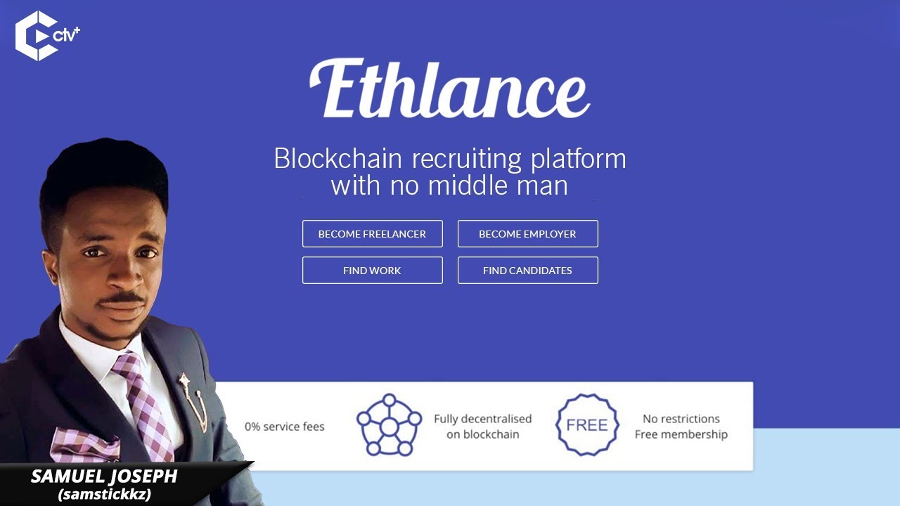 Ethlance: Blockchain recruiting platform with no middle man - YouTube