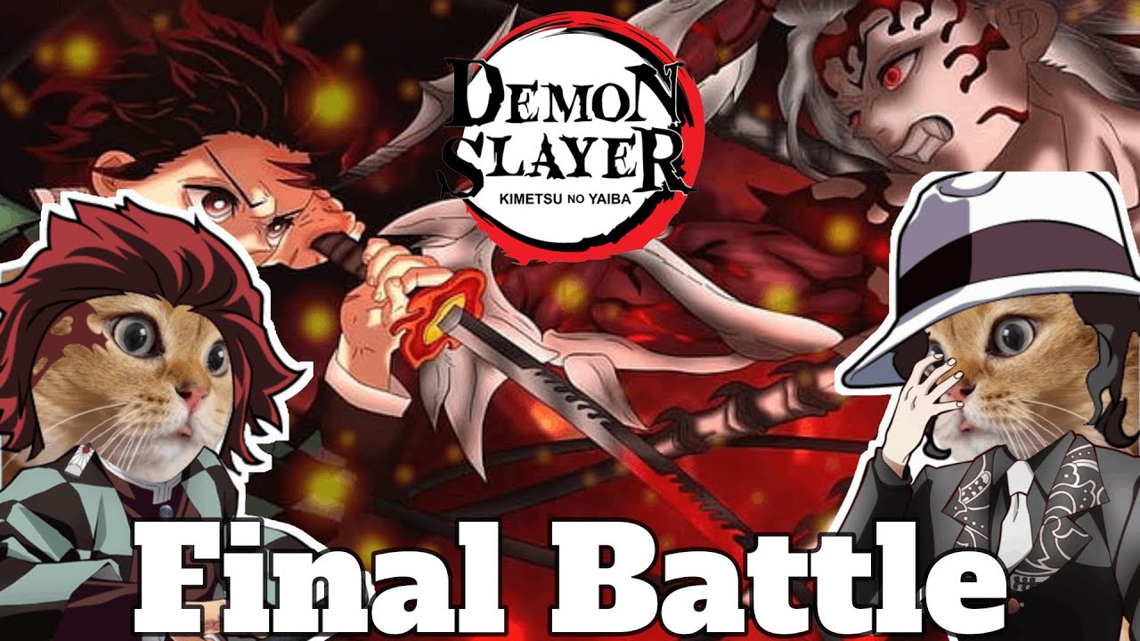 Demon Slayer - Final Battle : Tanjiro Vs Muzan / CAT MEMES - YouTube