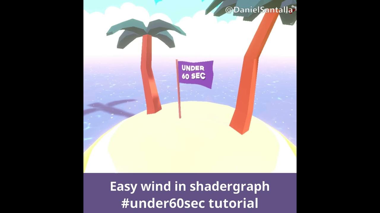 Simulate wind with shadergraph | Under60sec Unity Tutorial - YouTube