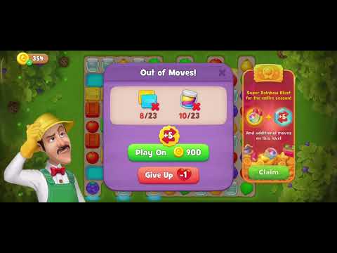 Fail Super Har😵‍💫😵‍💫 #gardenscapes #gaming #township - YouTube