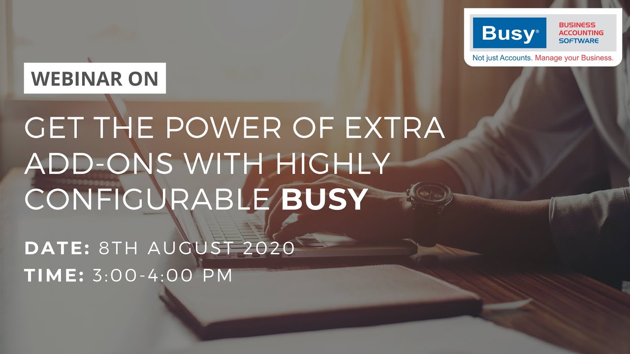 Get the power of extra add-ons with highly configurable BUSY. - YouTube