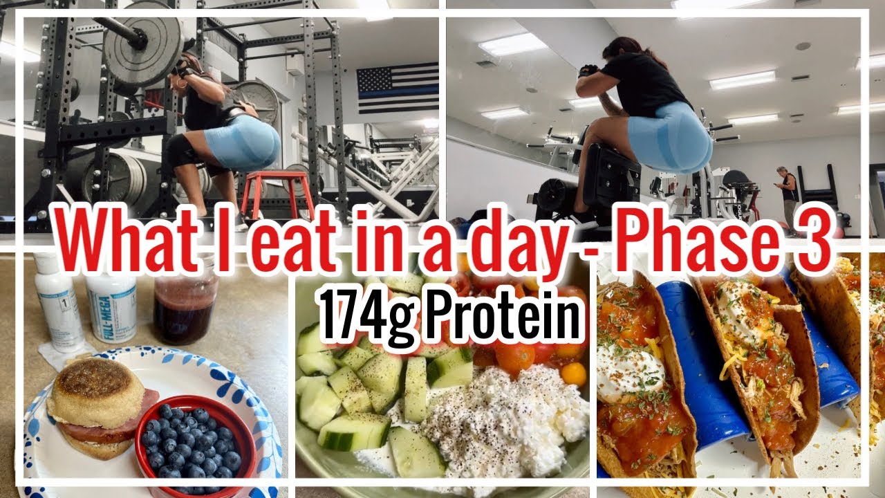 FULL DAY OF EATING | PHASE 3 | CUT WEEK 3 | MEALS MACROS & WORKOUTS ...