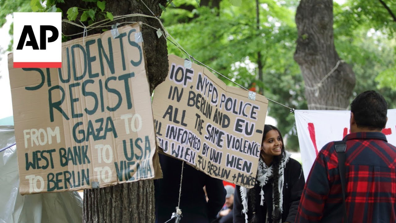 Police break up pro-Palestinian student protest in Berlin as ...