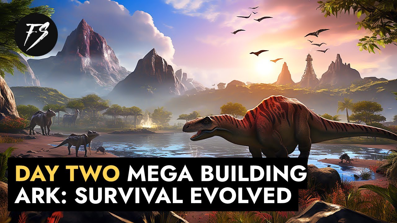 Super Mega Ultra Base Building...Kinda | ARK: Survival Evolved Gameplay ...