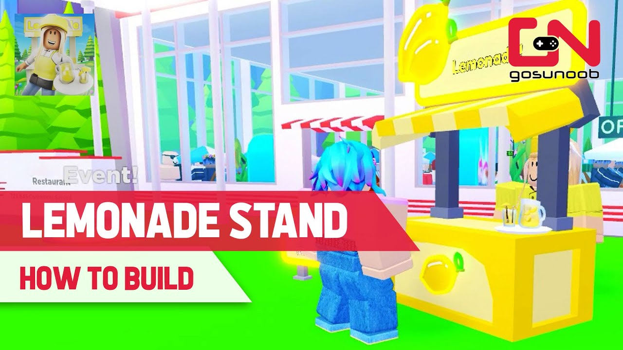 How to Make a Lemonade Stand in My Restaurant Roblox - YouTube