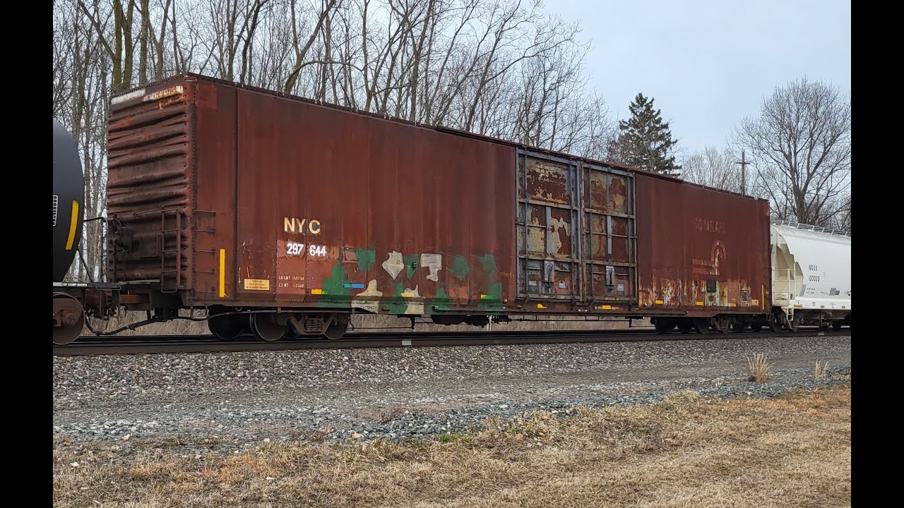 54th Car is an Original Conrail 86' Boxcar with New York Central ...