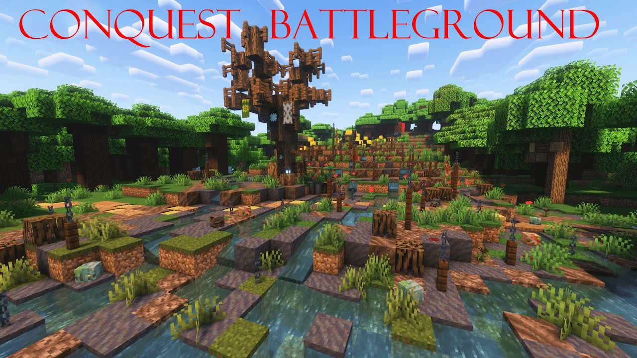 Medieval Battlefield in Minecraft - (Tretogor Province) - YouTube