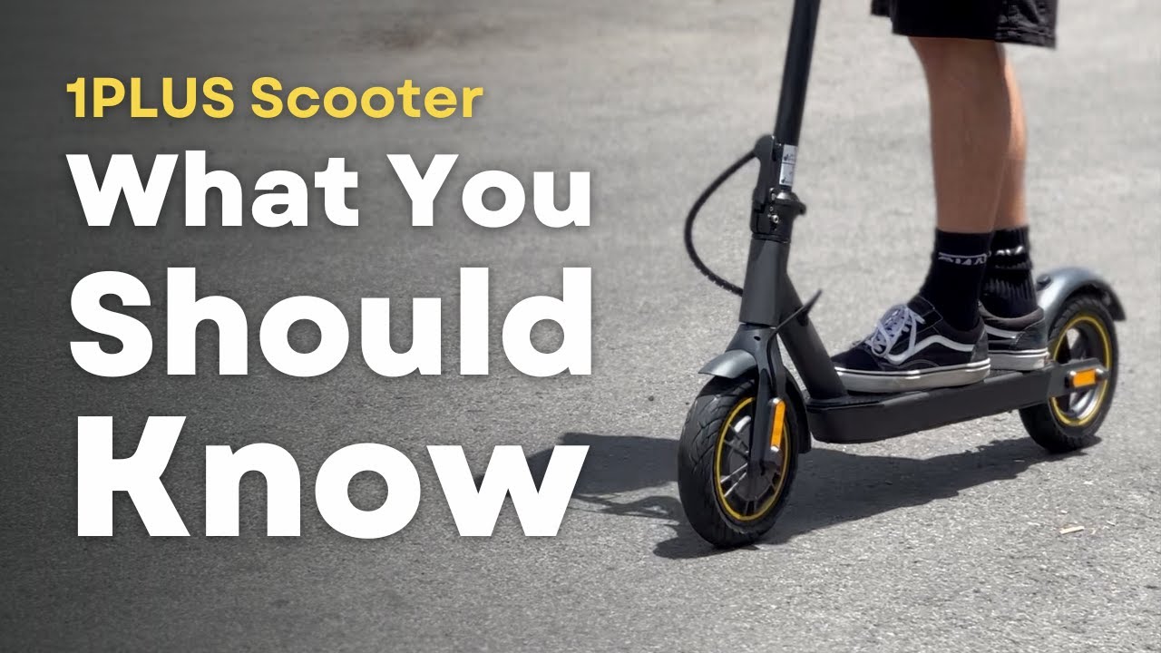 1 Plus Electric Scooter Review (Amazon Electric Scooter Review) - YouTube
