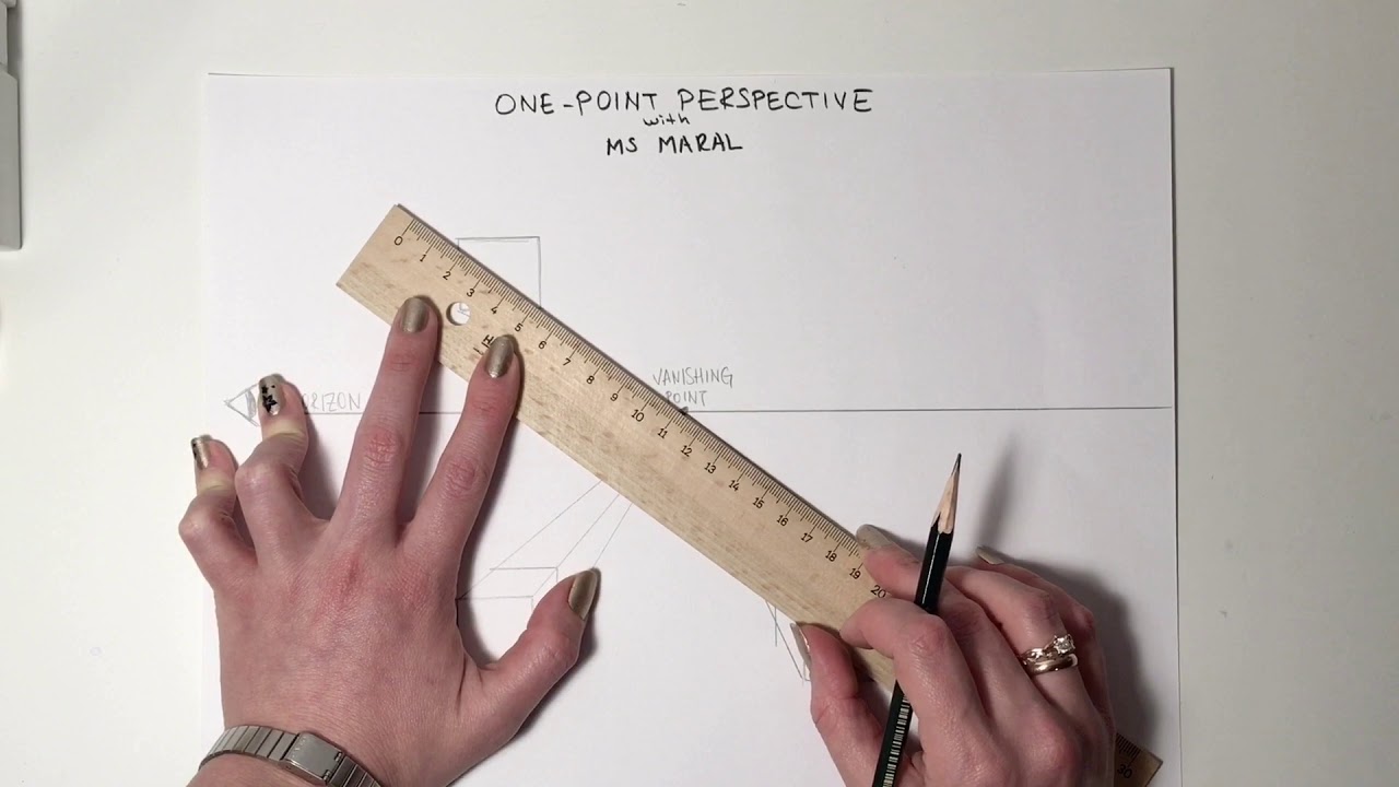 7th Grade Art Lesson: One Point Perspective - YouTube