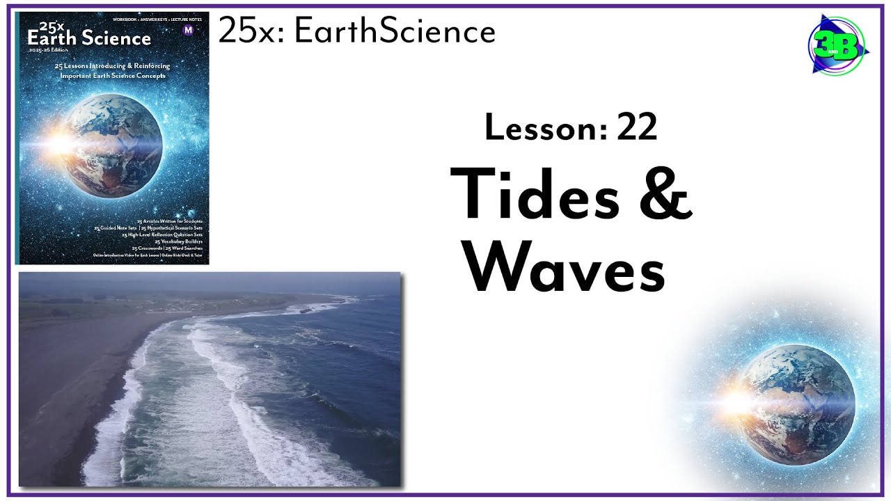 Tides and Waves - (25x: Earth Science - Lesson 22) - YouTube